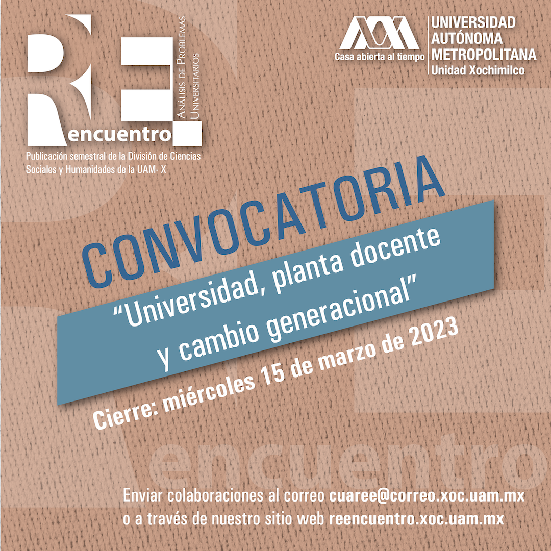 Revista REencuentro – UAM Xochimilco