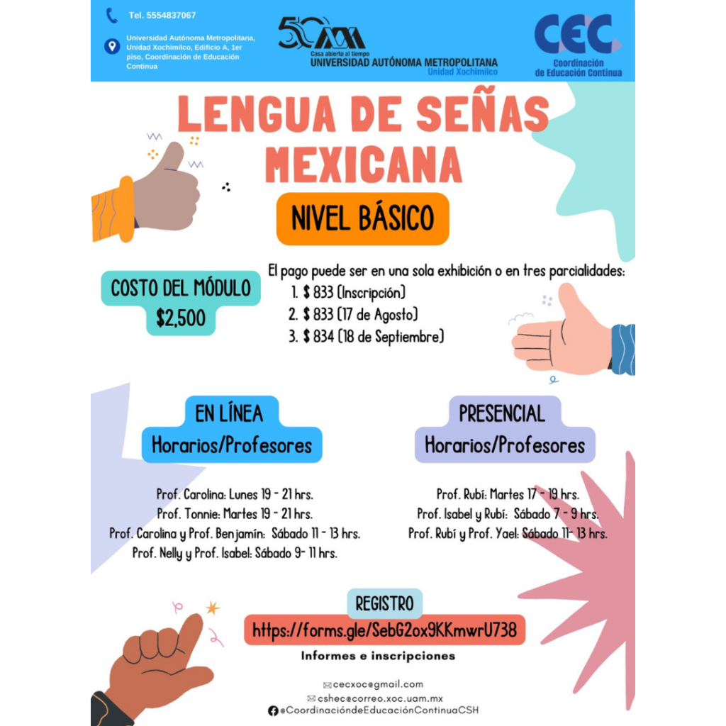 Lengua de Señas Mexicana – UAM Xochimilco