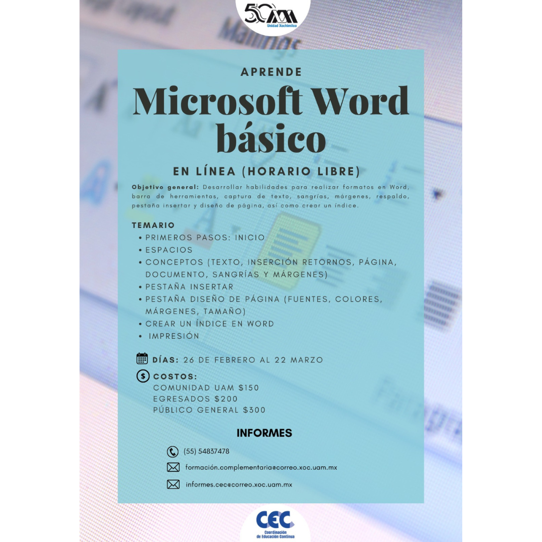 Word Básico – UAM Xochimilco