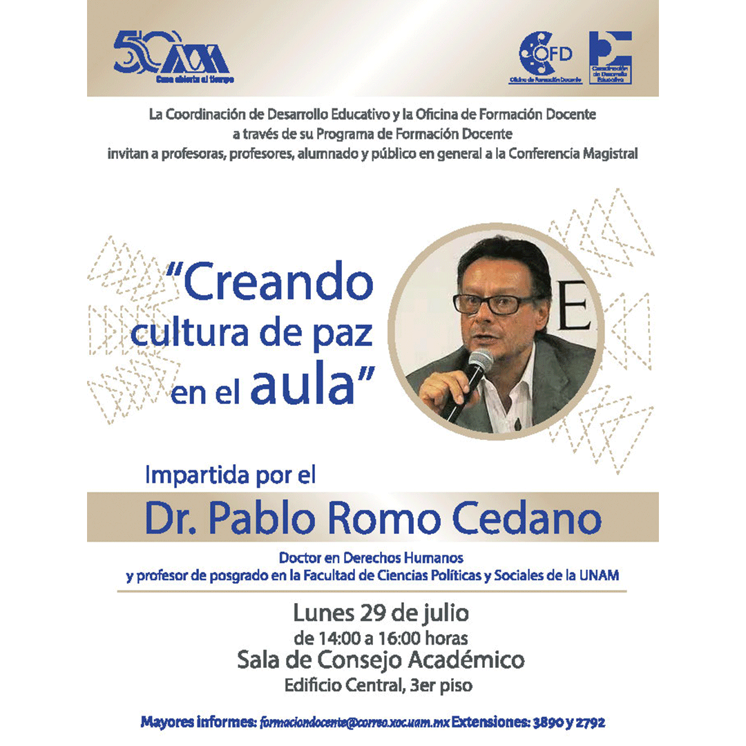 Creando cultura de paz en el aula – UAM Xochimilco