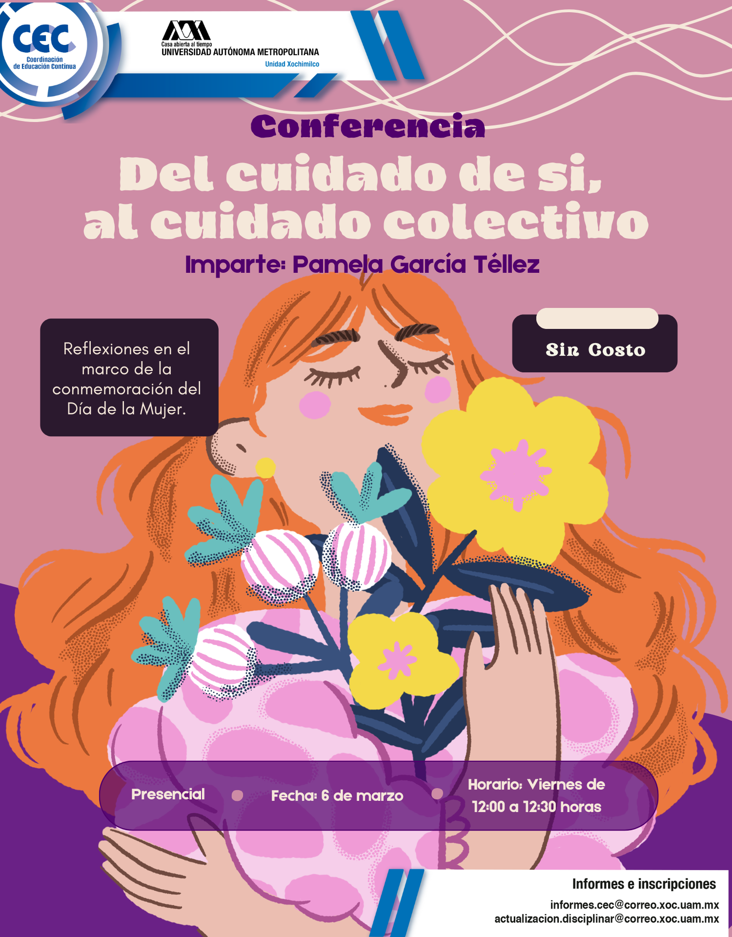 Conferencia: Del cuidado de si, al cuidado colectivo – UAM Xochimilco